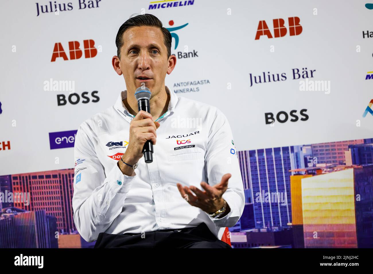 James Barclay – Jaguar TCS Racing, Portrait, Pressekonferenz während ...