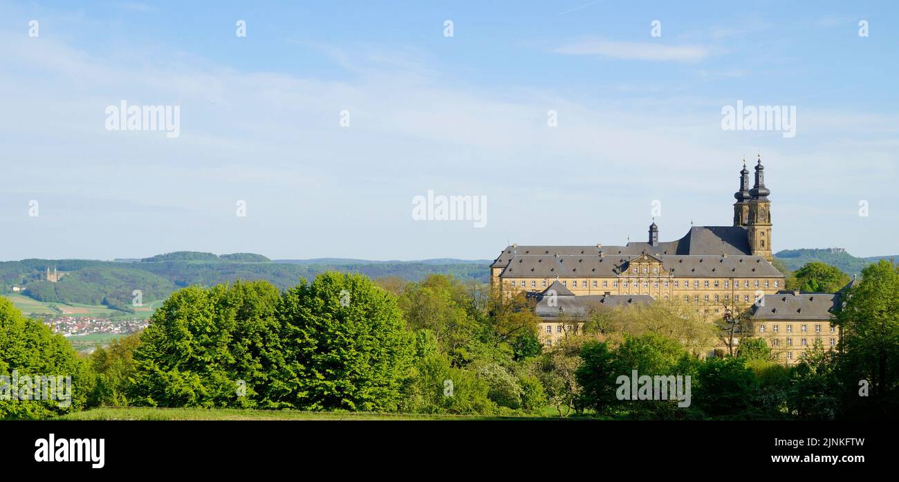 Das Kloster Banz, heute Schloss Banz, ist ein ehemaliges ...