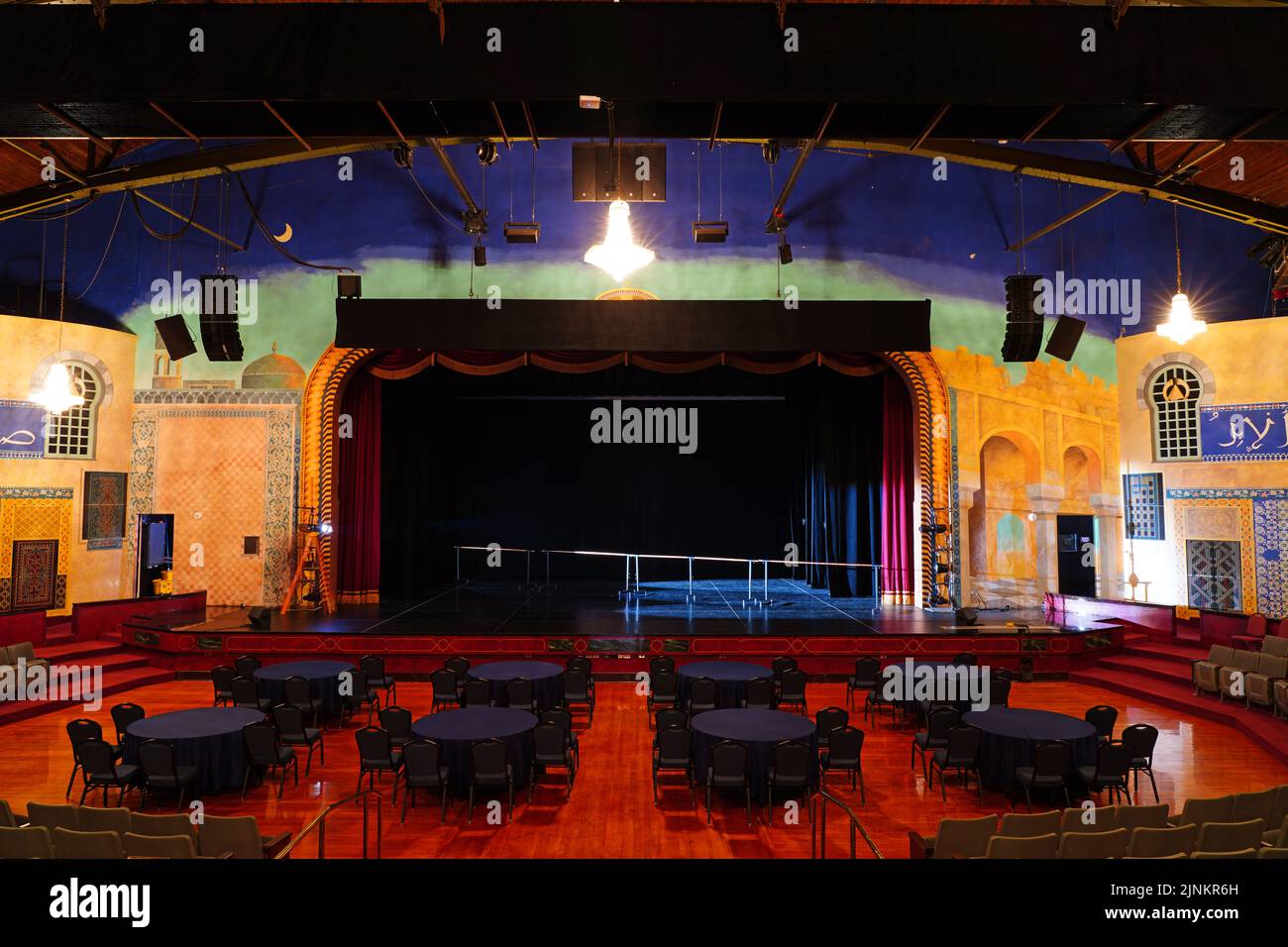 HELENA, MT -10 JUN 2021- Blick auf den Algeria Shrine Temple, jetzt ...