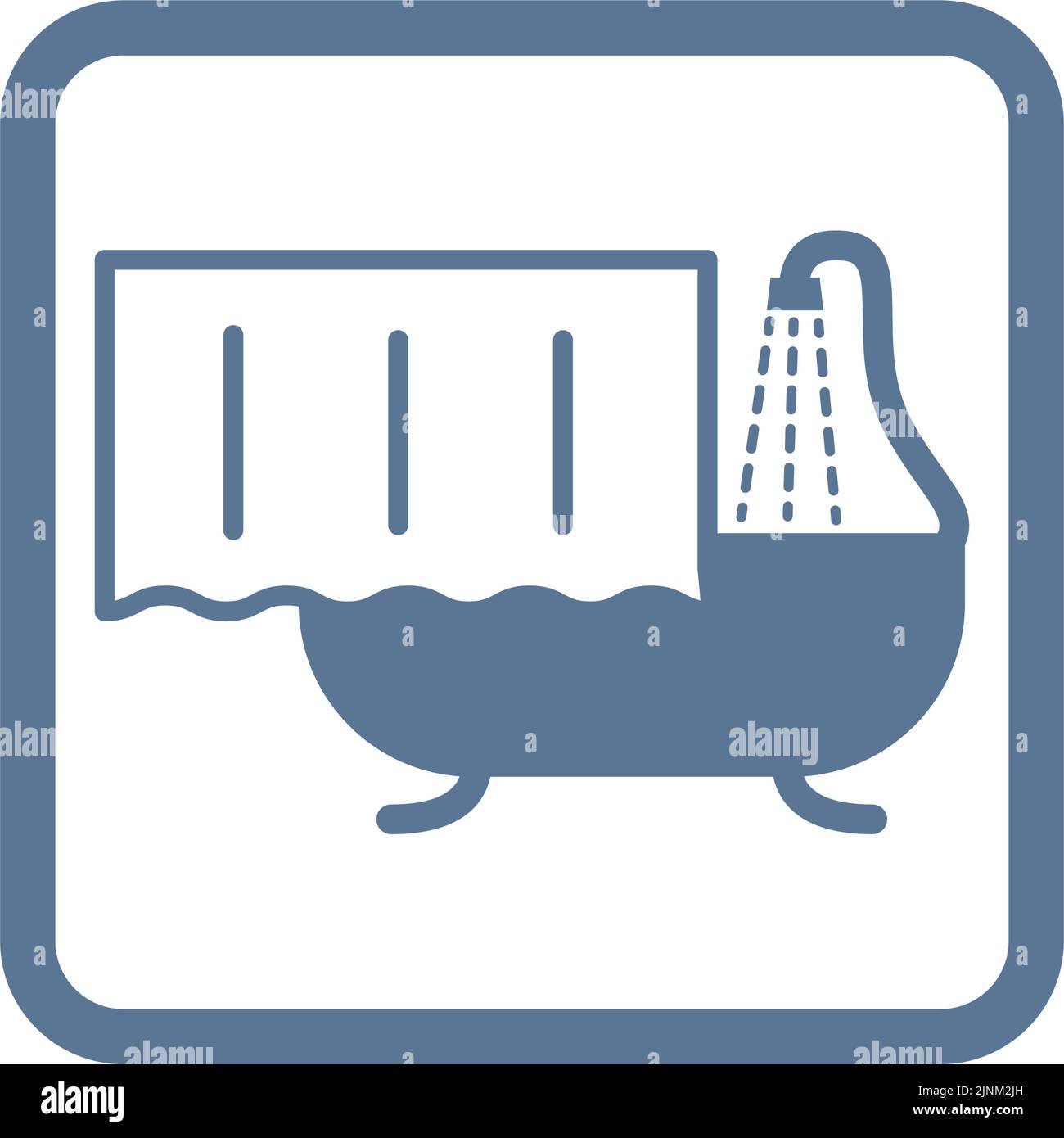 Bad mit dusche Stock-Vektorgrafiken kaufen - Alamy