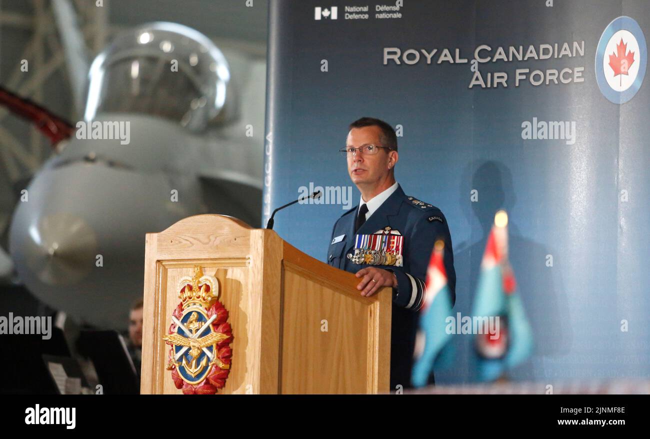 Kanada. 12. August 2022. Der kommende RCAF-Kommandant, Generalleutnant ...