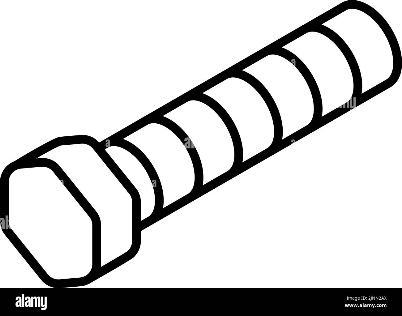 Bolzen aus material Stock-Vektorgrafiken kaufen - Alamy