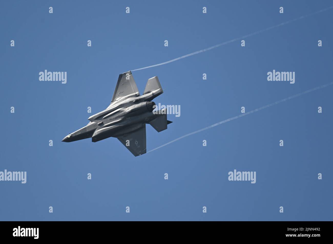 Ein US Air Force F-35A Lightning II Pilot mit dem 58. Fighter Squadron ...