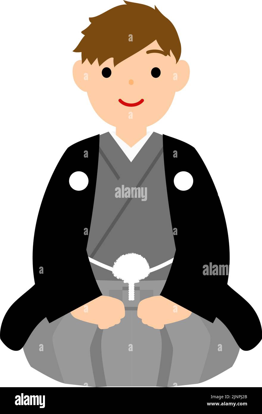 Montsuki kimono Stock-Vektorgrafiken kaufen - Alamy