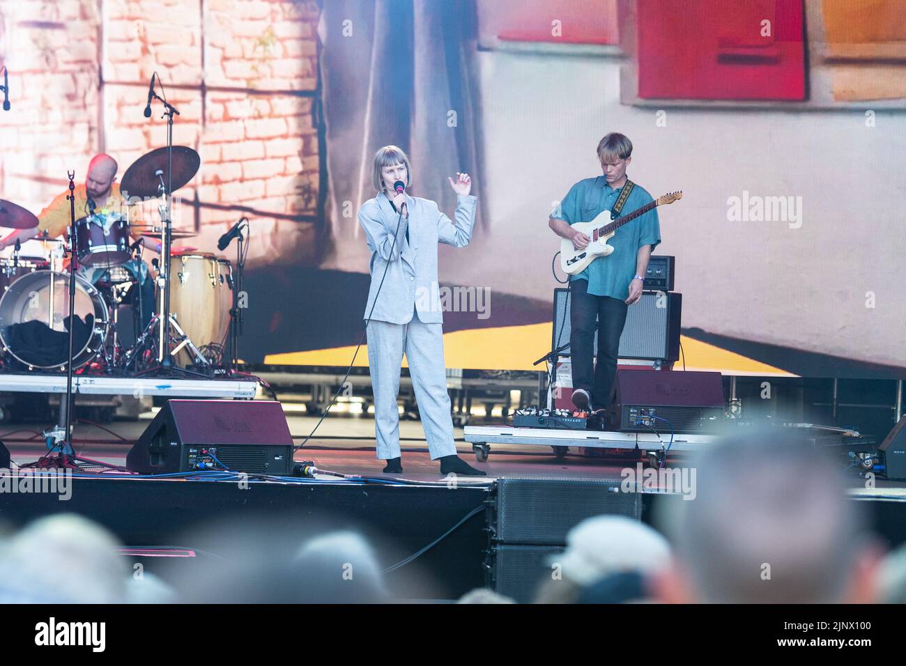 Oslo, Norwegen. 13. August 2022. Die norwegische Sängerin, Songwriterin ...