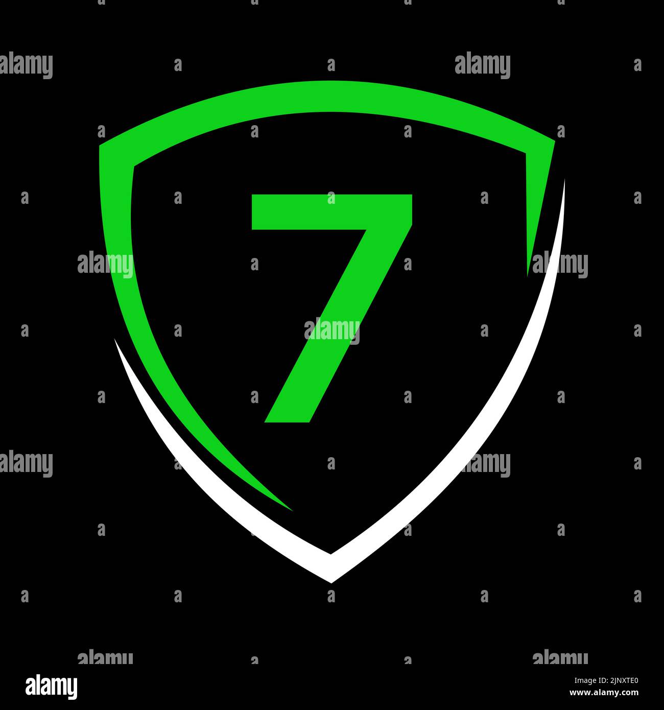 Schild-Logo auf Brief 7 Vektor, Datenschutz Symbol Safe und Schutz Logo ...