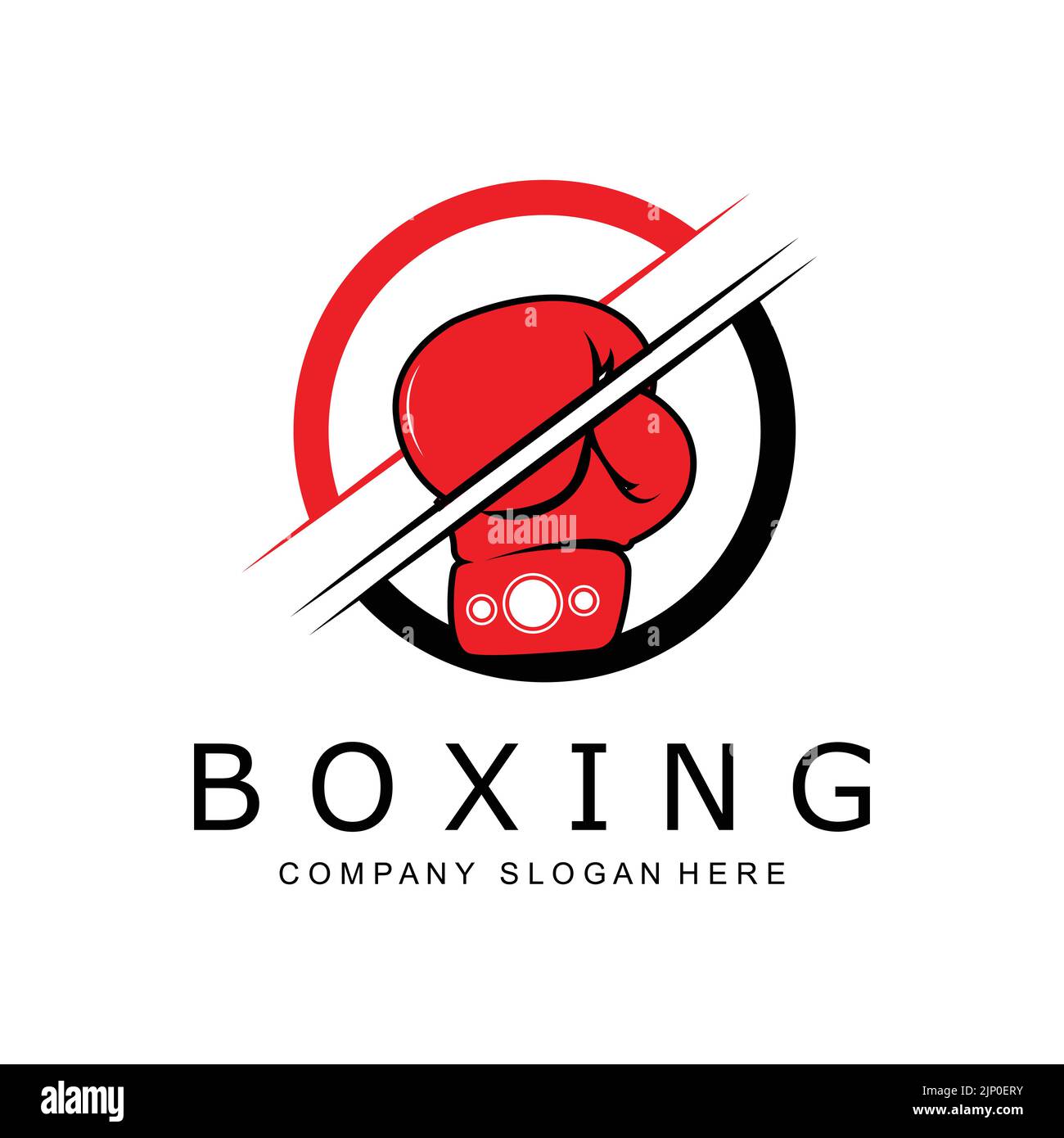 Boxhandschuhe Logo Design, Wrestling Ring Fighter ArtVector ...