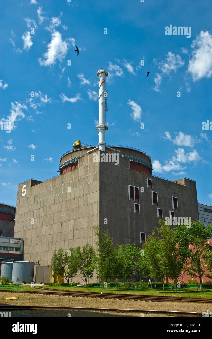 Besetzung des Kernkraftwerks saporoschje russische Truppen, des ...