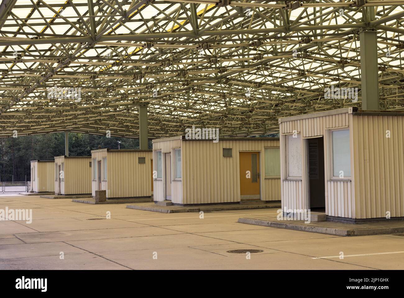 Helmstedt -Marienborn Deutschland, 4. August 2022: Gedenkstätte und ...