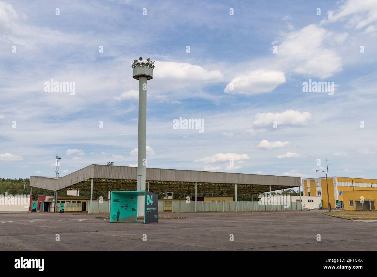 Helmstedt -Marienborn Deutschland, 4. August 2022: Gedenkstätte und ...