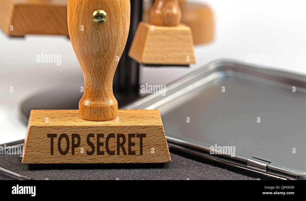 Top secret stamp -Fotos und -Bildmaterial in hoher Auflösung – Alamy
