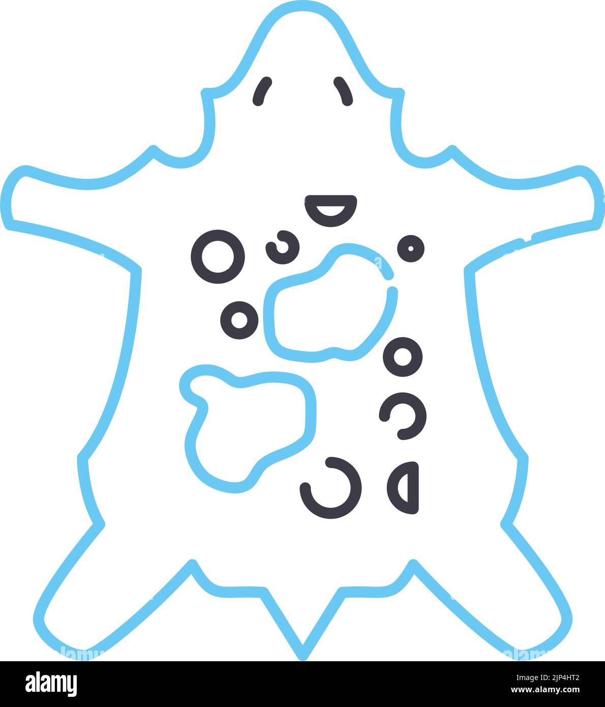 Tier Haut Linie Symbol, Umriss Symbol, Vektor-Illustration, Konzept ...