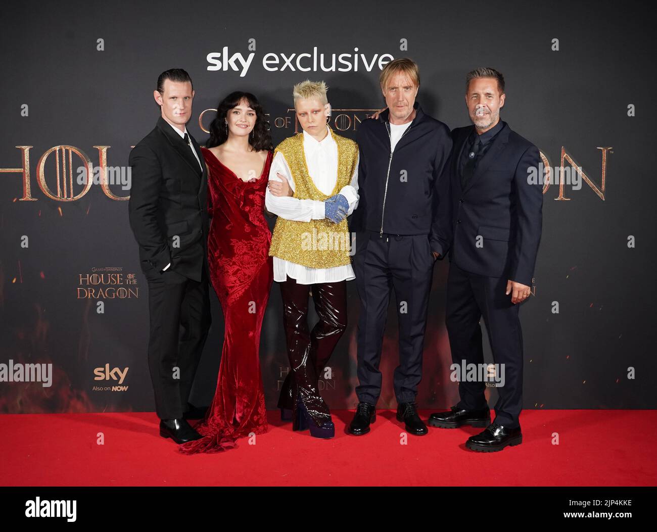 (Von links nach rechts) Matt Smith, Olivia Cooke, Emma D'Arcy, Rhys ...