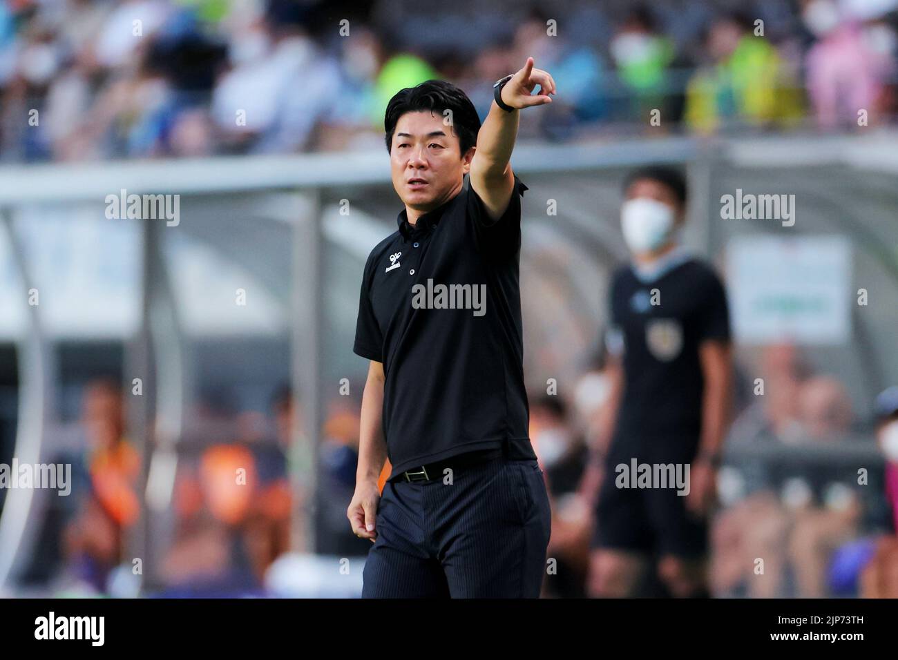 Chiba, Japan. 14. August 2022. Yoon Jong-Hwan (JEF) Fußball/Fußball: 2022 J2 Ligaspiel zwischen ...