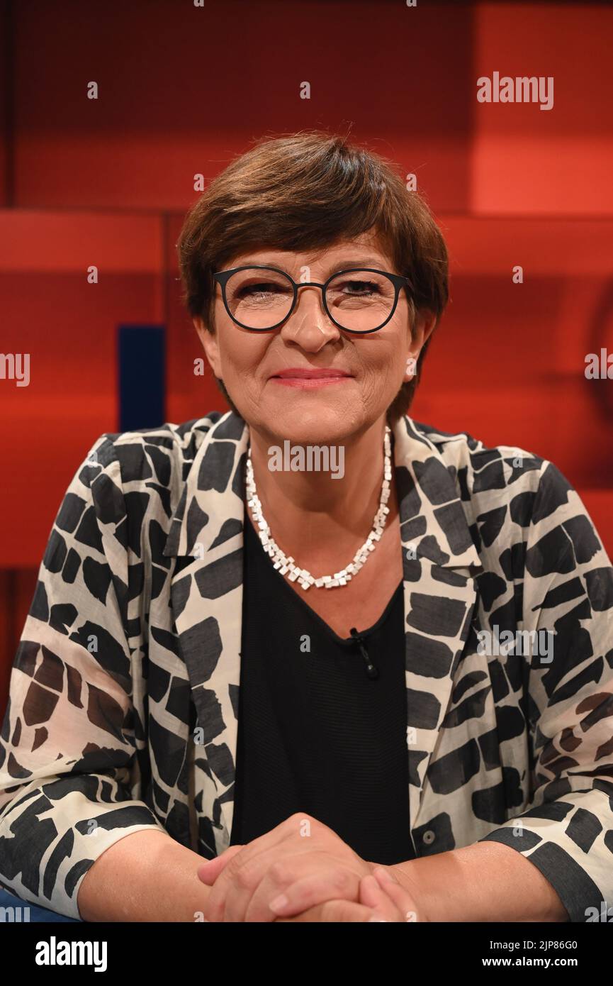 Köln, Deutschland. 15. August 2022. Die Politikerin Saskia Esken, SPD ...