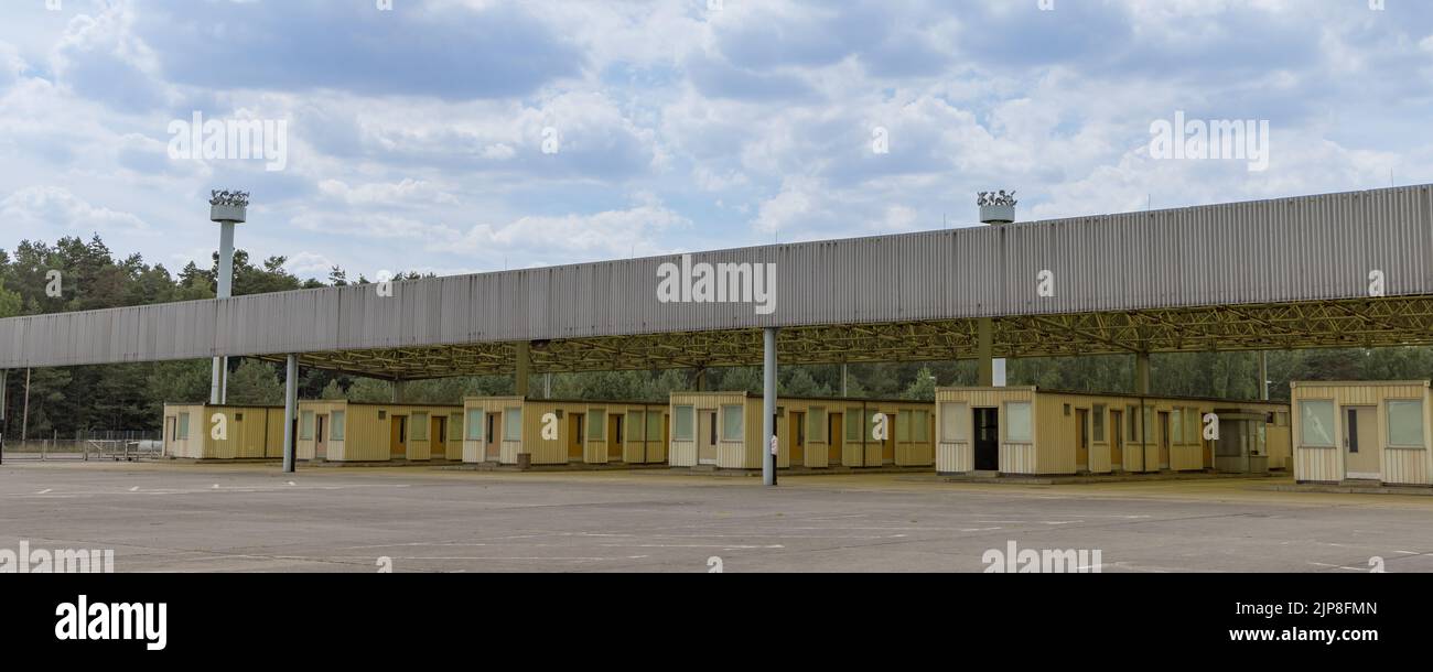 Helmstedt -Marienborn Deutschland, 4. August 2022: Gedenkstätte und ...