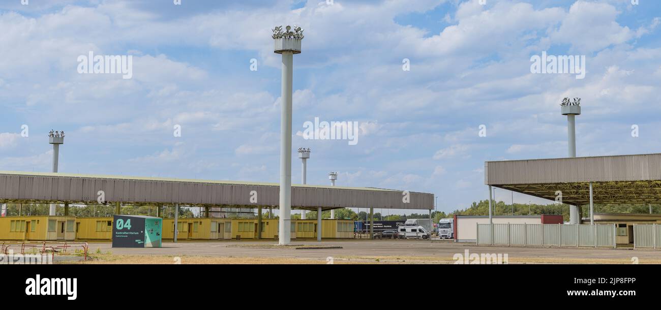 Helmstedt -Marienborn Deutschland, 4. August 2022: Gedenkstätte und ...