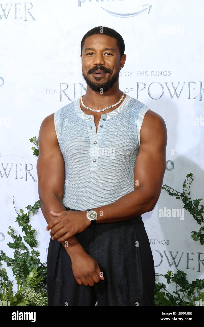 LOS ANGELES - AUG 15: Michael B Jordan bei der Premiere von The Herr ...