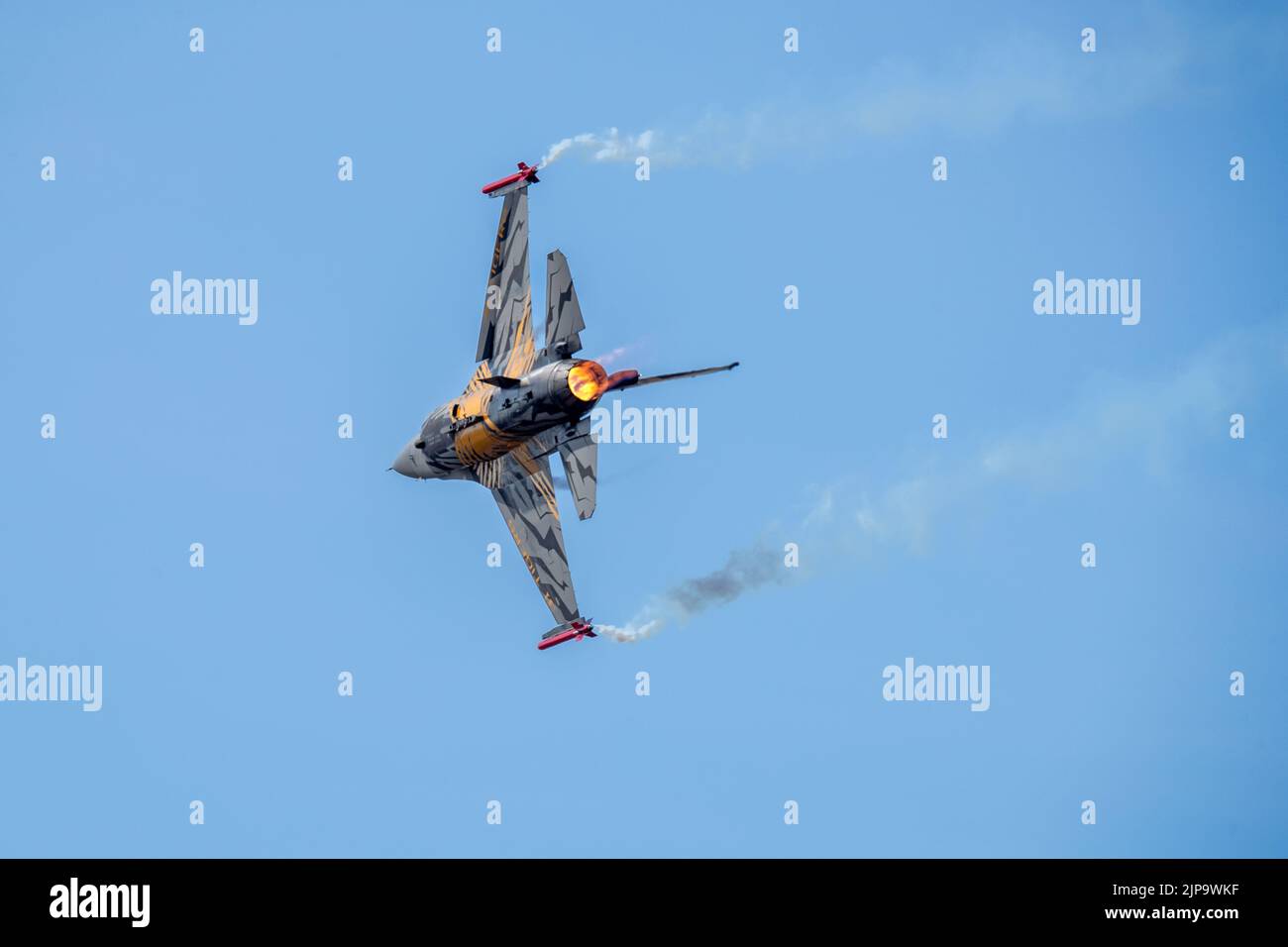 Belgian Air Component (BAC) F-16 Fighting Falcon Airborne beim Royal ...