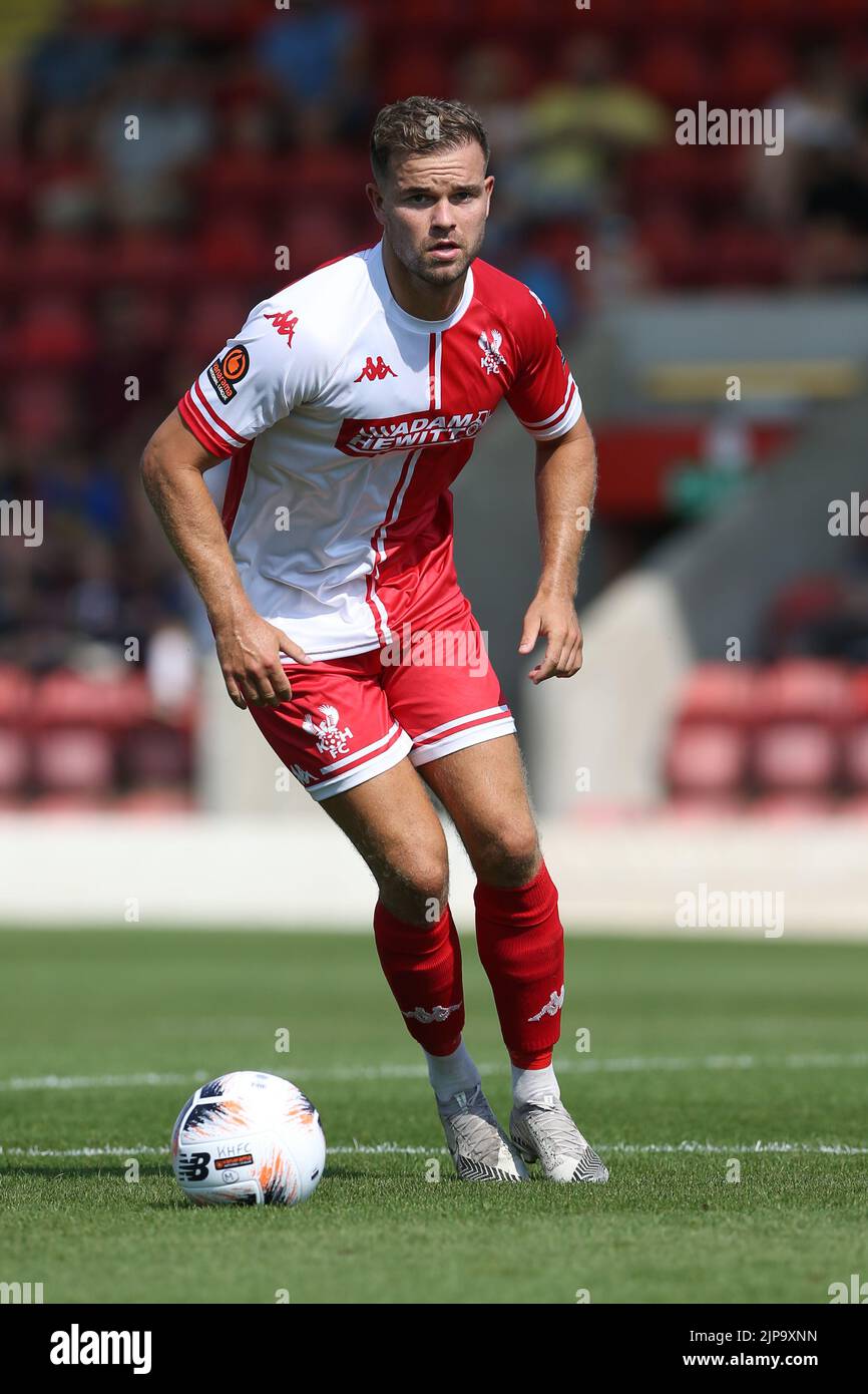 Nathan Lowe von Kidderminster Harriers während des Spiels der Vanarama ...