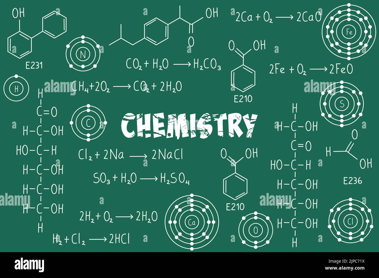 Organische chemie Stock-Vektorgrafiken kaufen - Alamy
