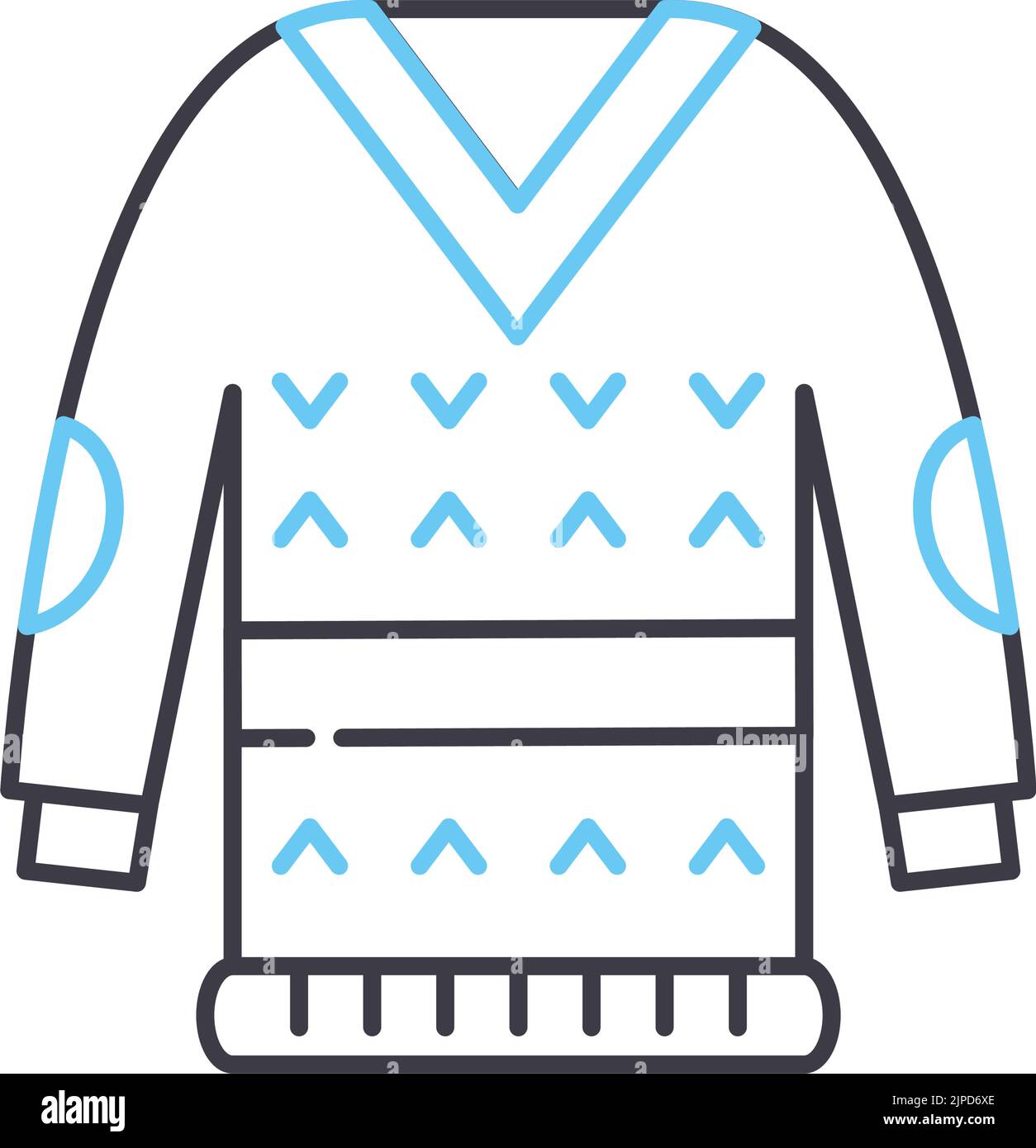Wolljacke Linie Symbol, Umriss Symbol, Vektor-Illustration, Konzept ... Wolljacke Linie Symbol, Umriss Symbol, Vektor-Illustration, Konzept ...
