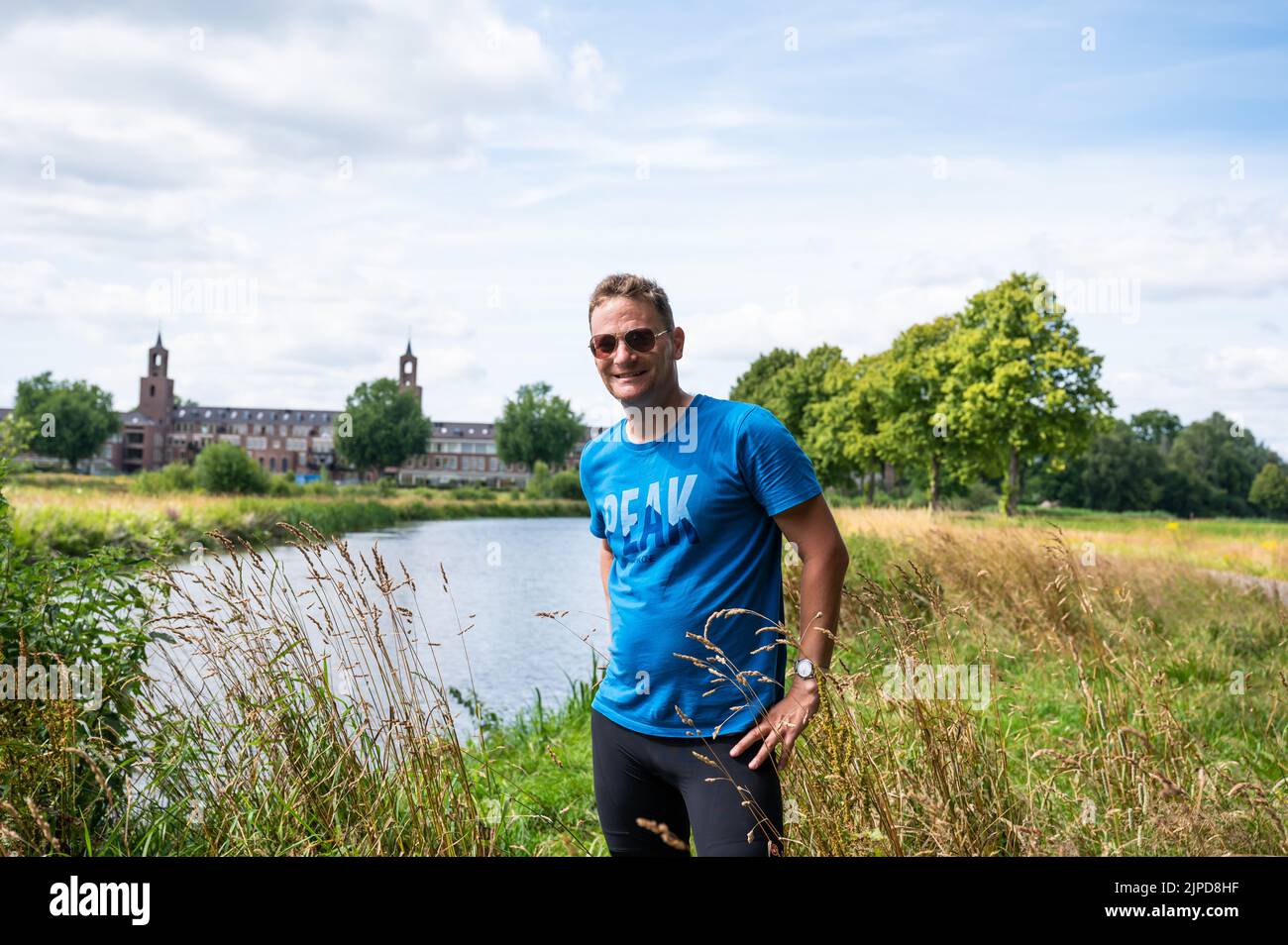 Breda, Nordbrabant, Niederlande, 08 09 2022 - 40 Jahre alter Mann, der ...
