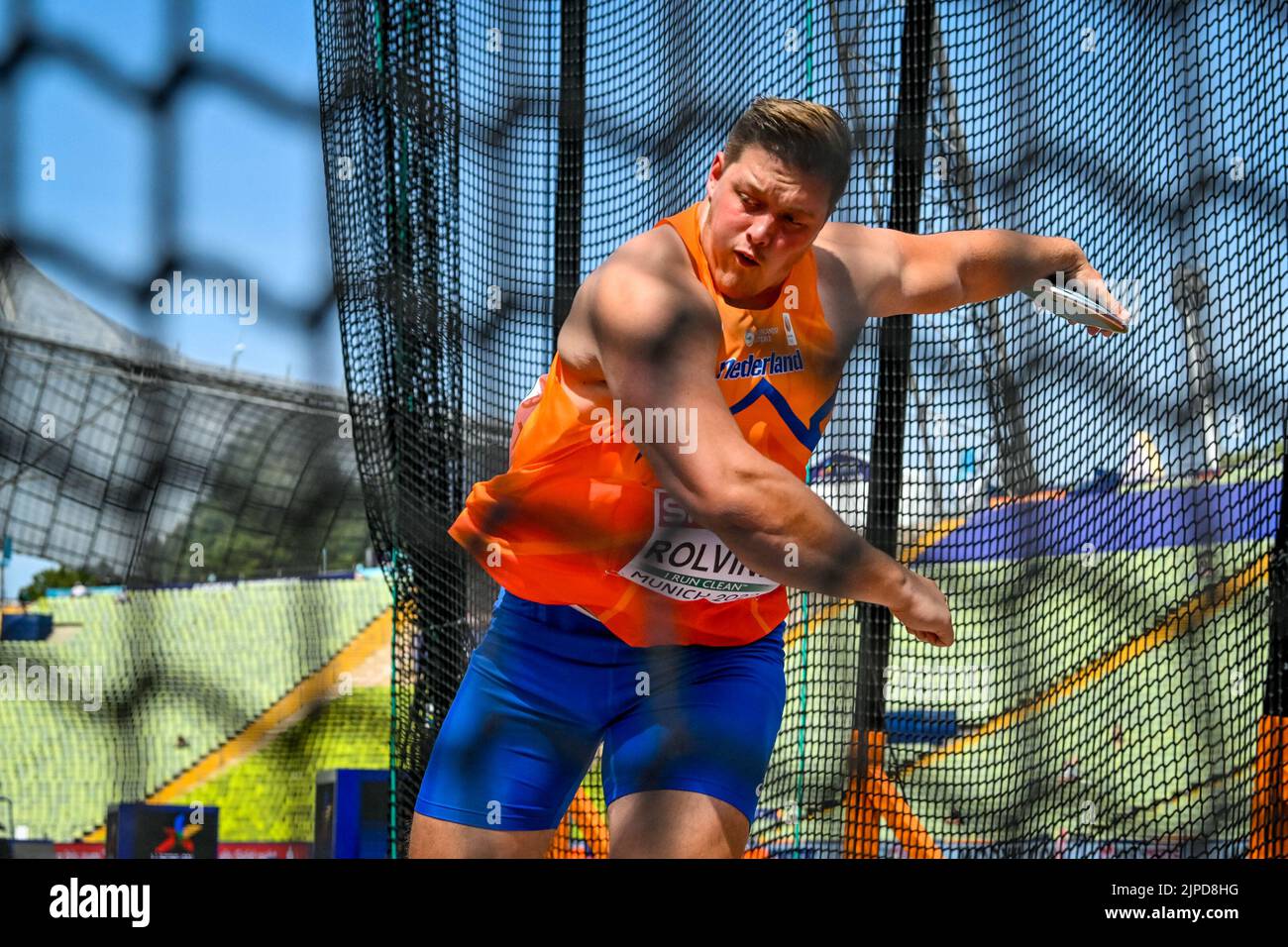 MÜNCHEN, DEUTSCHLAND - 17. AUGUST: Ruben Rolvink aus den Niederlanden ...