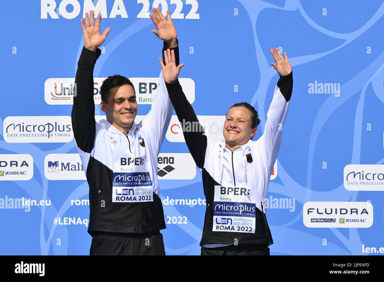 Rom, Italien. 17. August 2022. MASSENBERG Lou und PUNZEL Tina (GER ...