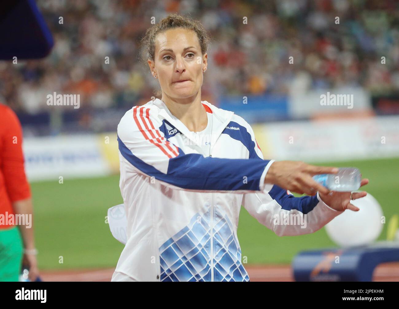 Melina Robert-Michon aus Frankreich beim Leichtathletik-Diskus der ...