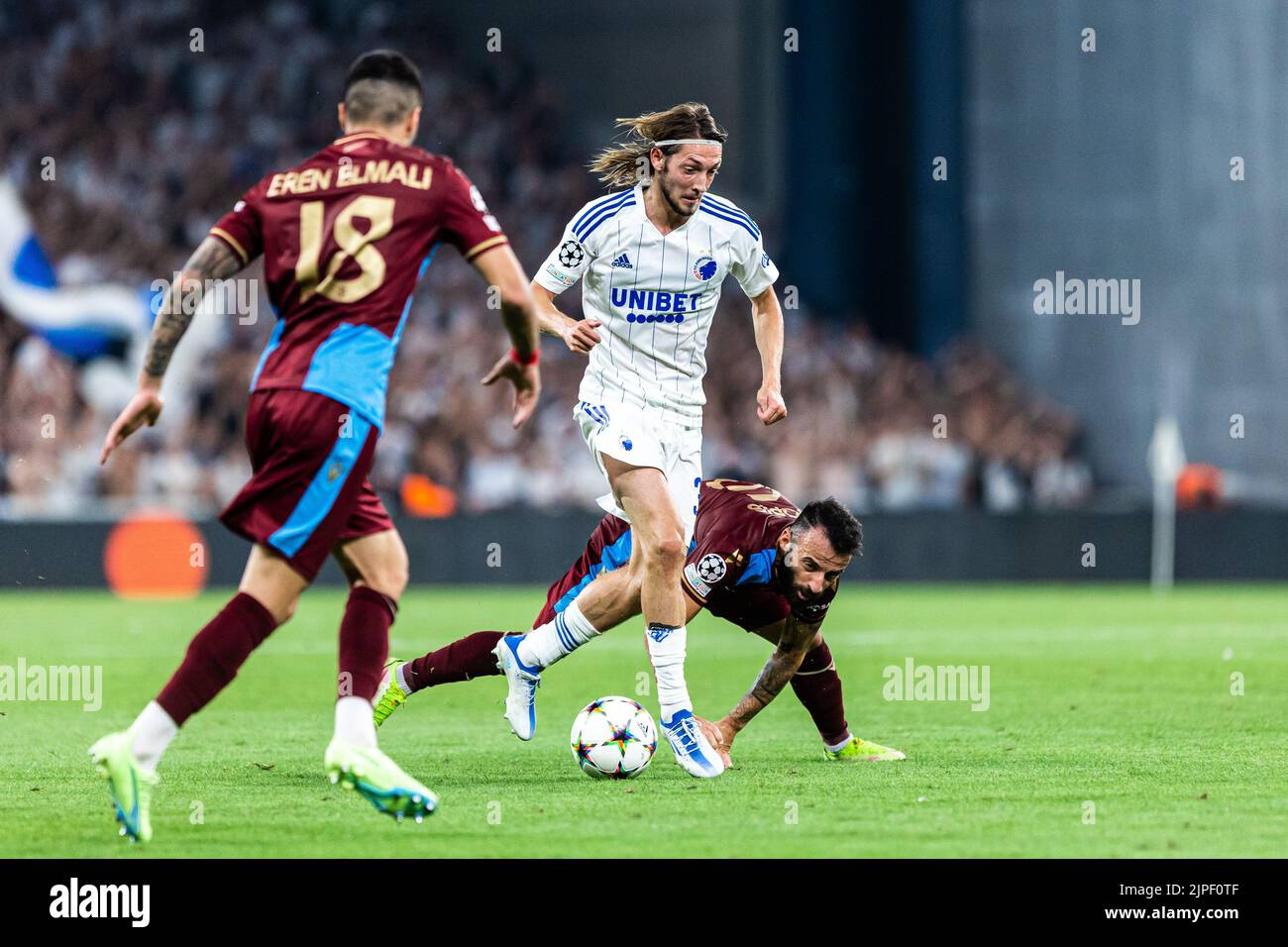 Kopenhagen, Dänemark. 16., August 2022. Rasmus Falk (33) vom FC ...