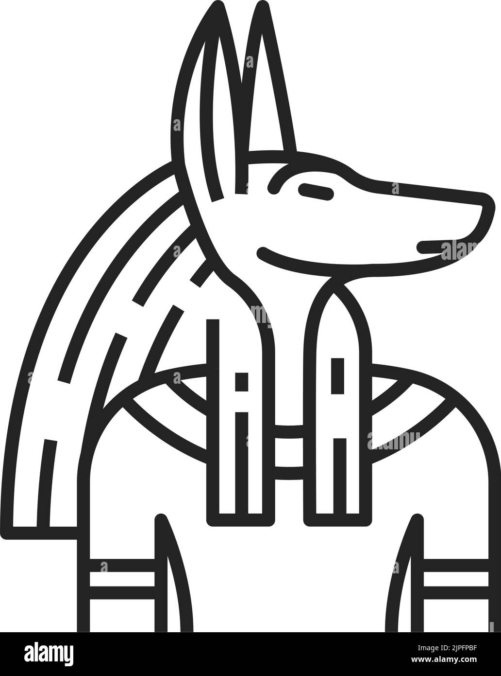 Anubis Symbool 274 Anubis High Res Illustrations Getty Images
