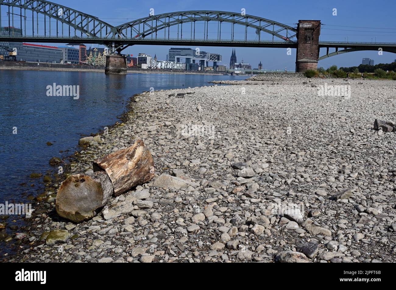 Köln, Deutschland. 13. August 2022. Blick auf die Stadt Köln, Blick auf ...