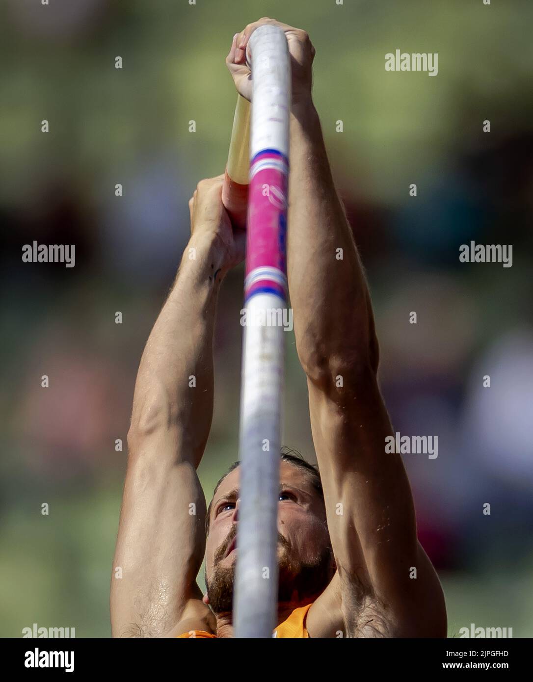 MÜNCHEN - Rutger Koppelaar im Einsatz während der Pole Vault am achten ...