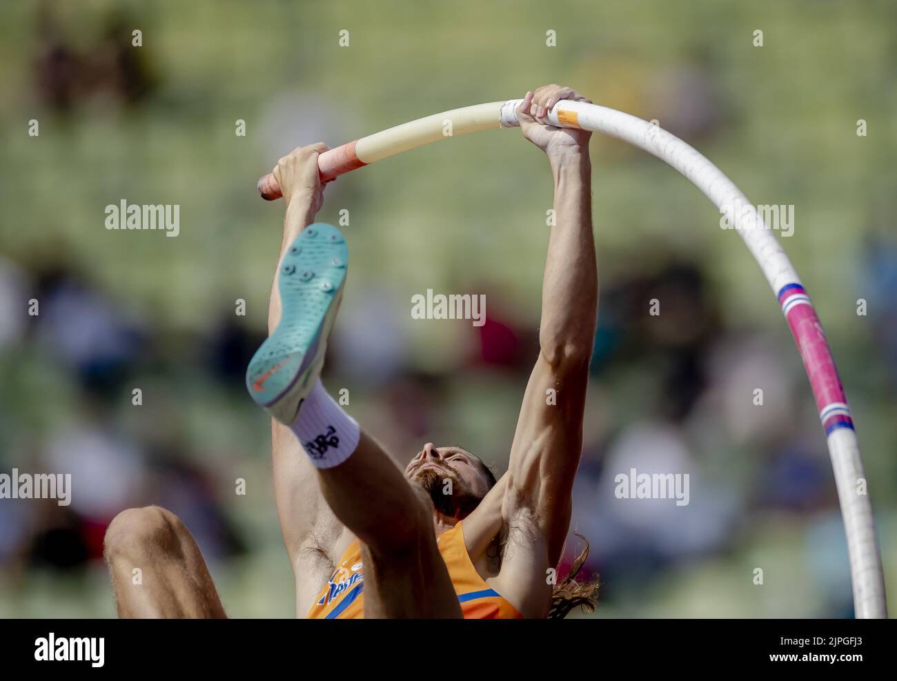 MÜNCHEN - Rutger Koppelaar im Einsatz während der Pole Vault am achten ...