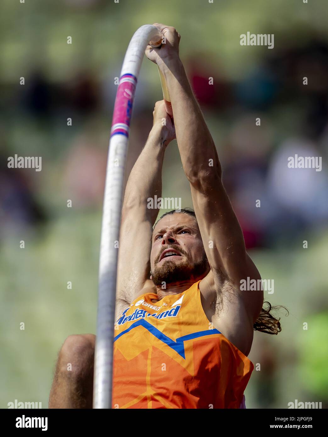 MÜNCHEN - Rutger Koppelaar im Einsatz während der Pole Vault am achten ...