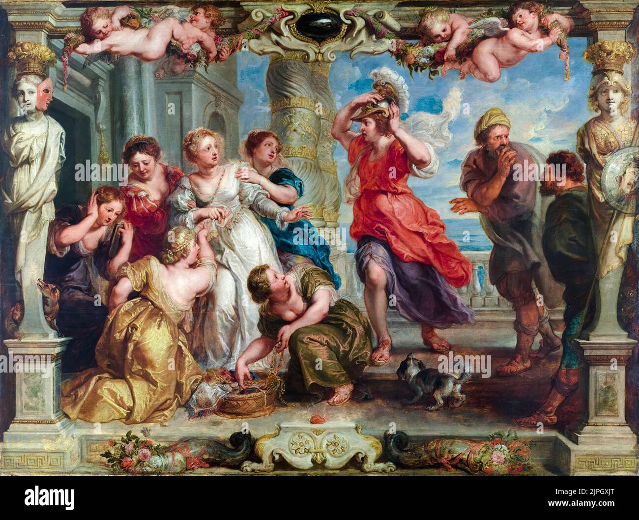Peter Paul Rubens, Achilles entdeckt von Ulysses unter den Töchtern von ...