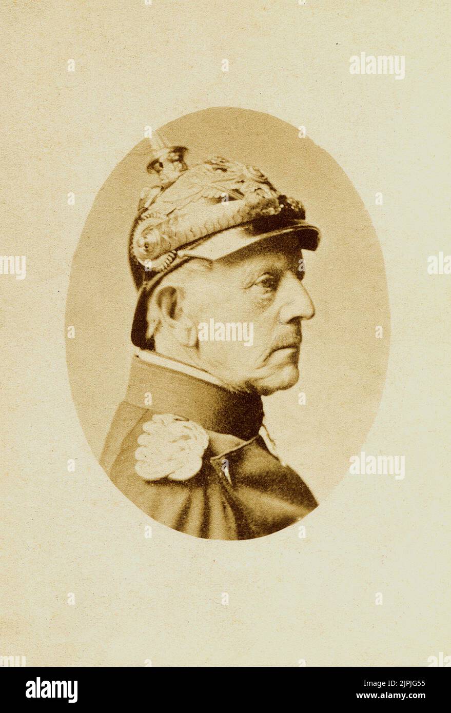 Der deutsche preußische General Helmuth Karl Bernhard von MOLTKE ( 1800 ...