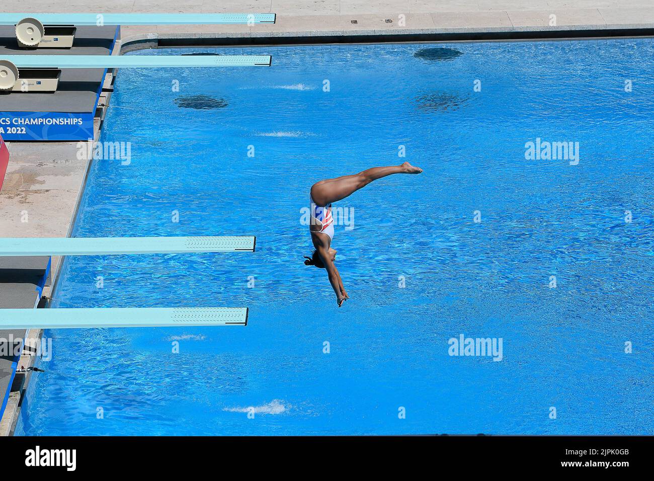Roma, Italien. 16. August 2022. GILLET Nais FRA Dive WOMEN ...