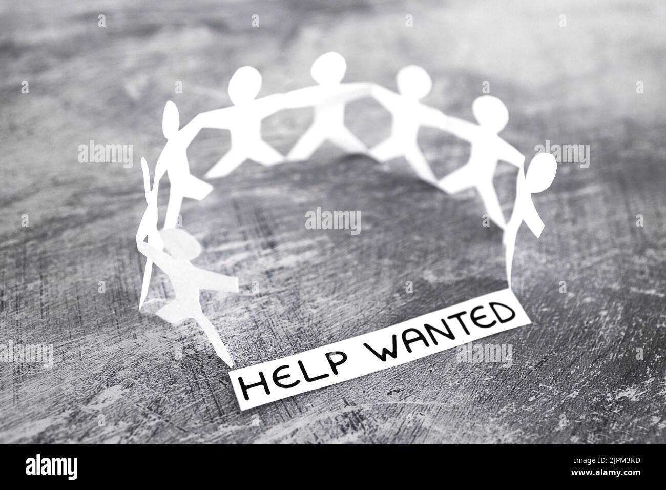 Personalmangel und Geschäftsanfälle, die nach dem Konzept der Pandemie ...