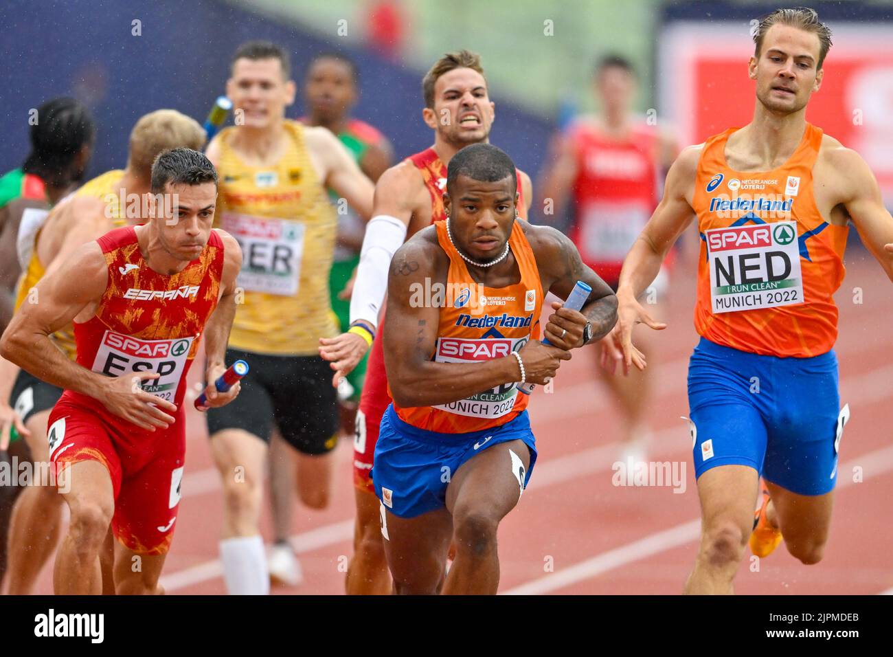 MÜNCHEN, DEUTSCHLAND - 19. AUGUST: Jochem Dobber aus den Niederlanden ...
