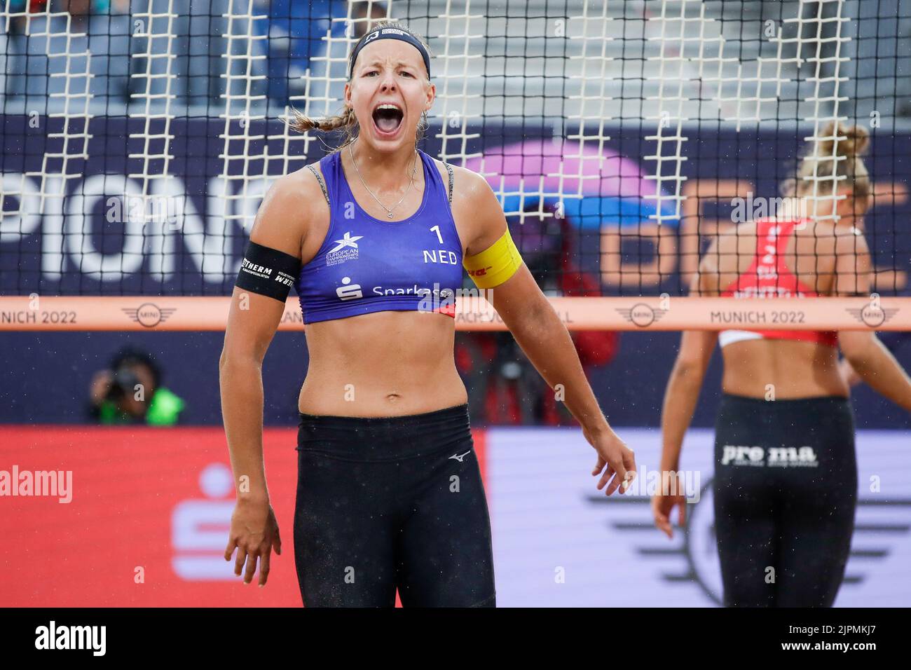 MÜNCHEN, DEUTSCHLAND - 19. AUGUST: Katja Stam aus den Niederlanden beim ...