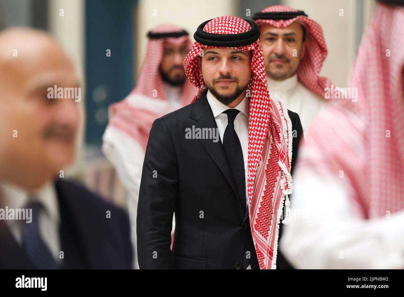 Jordaniens Kronprinz Hussein (oder Al Hussein) bin Abdullah II. Verlobt ...