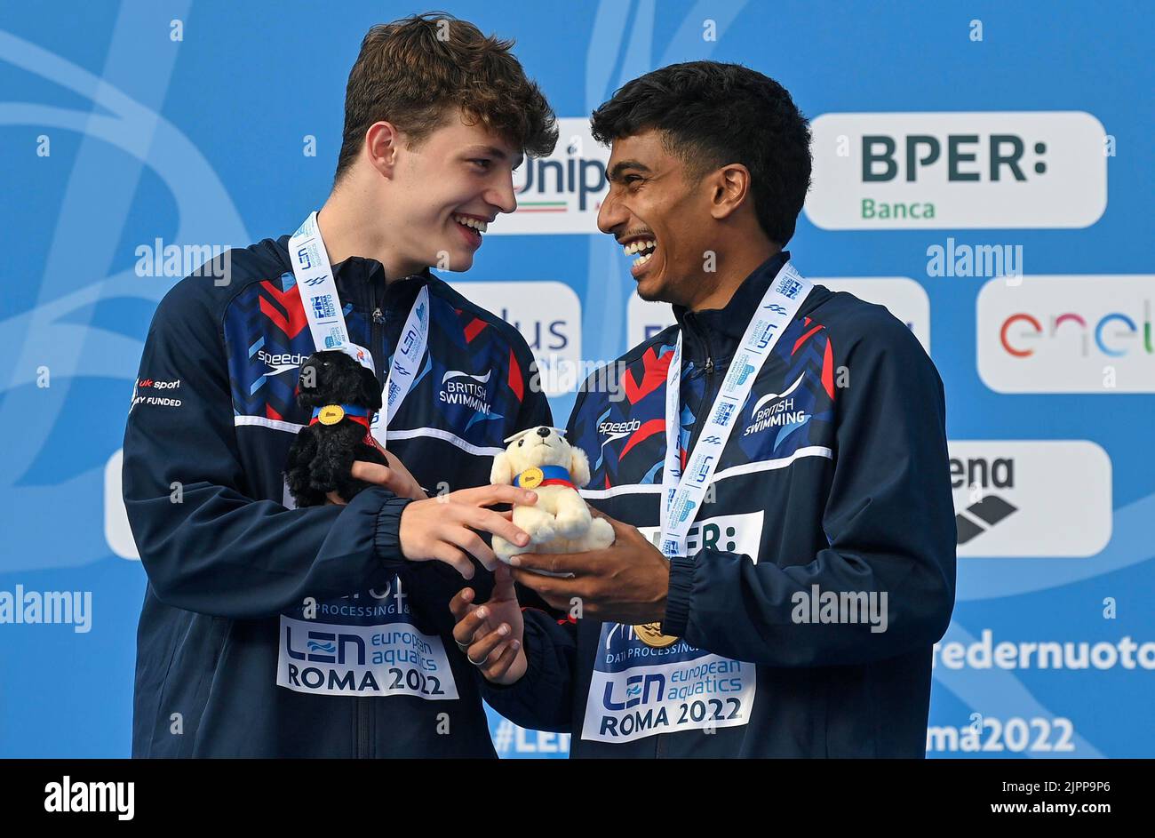 19. August 2022, Rom: Ben Cutmore (L) und Kyle Kothari (R) aus ...