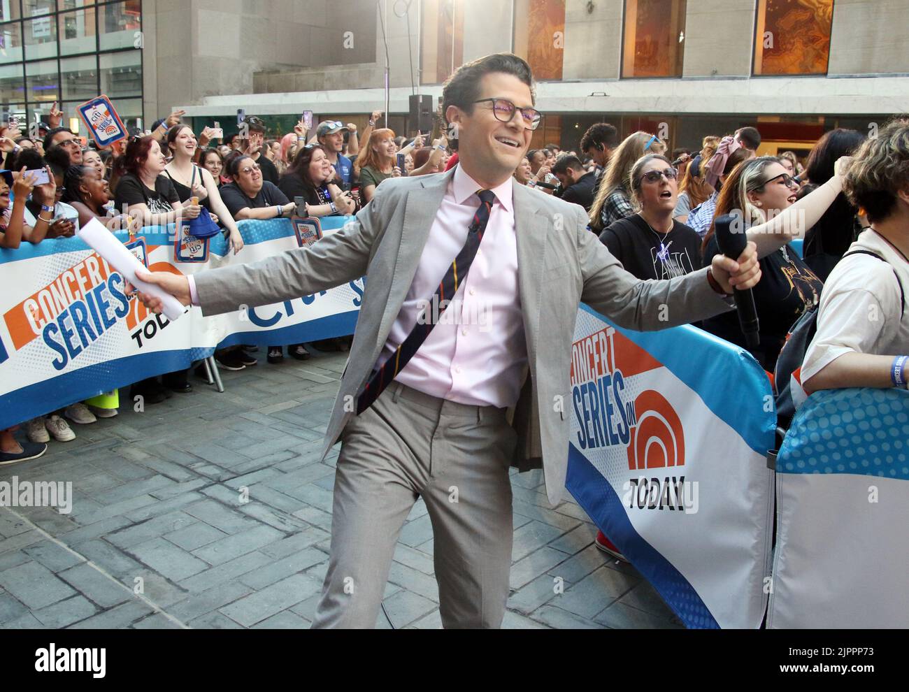 19. August 2022 Jacob Soboroff, über NBC's Today Citi Summer Concert ...