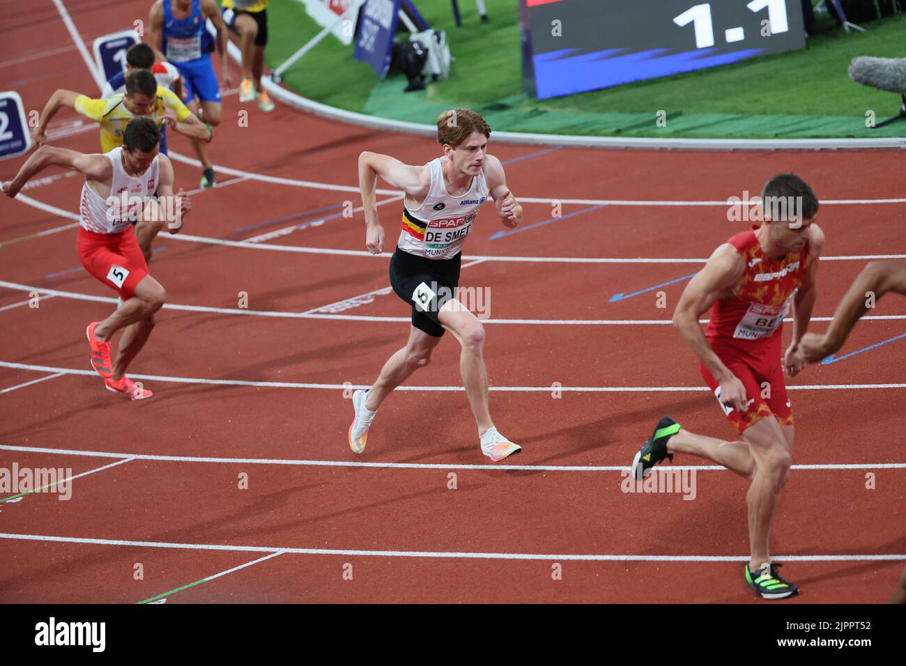 Der Belgier Tibo De Smet wurde am Freitag, den 19. August 2022, beim ...