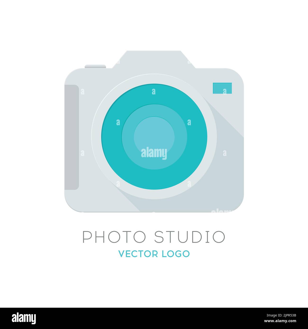 Design-Konzept mit Fotologo. Fotostudio, Fotograf, Vorlage für Fotologo ...