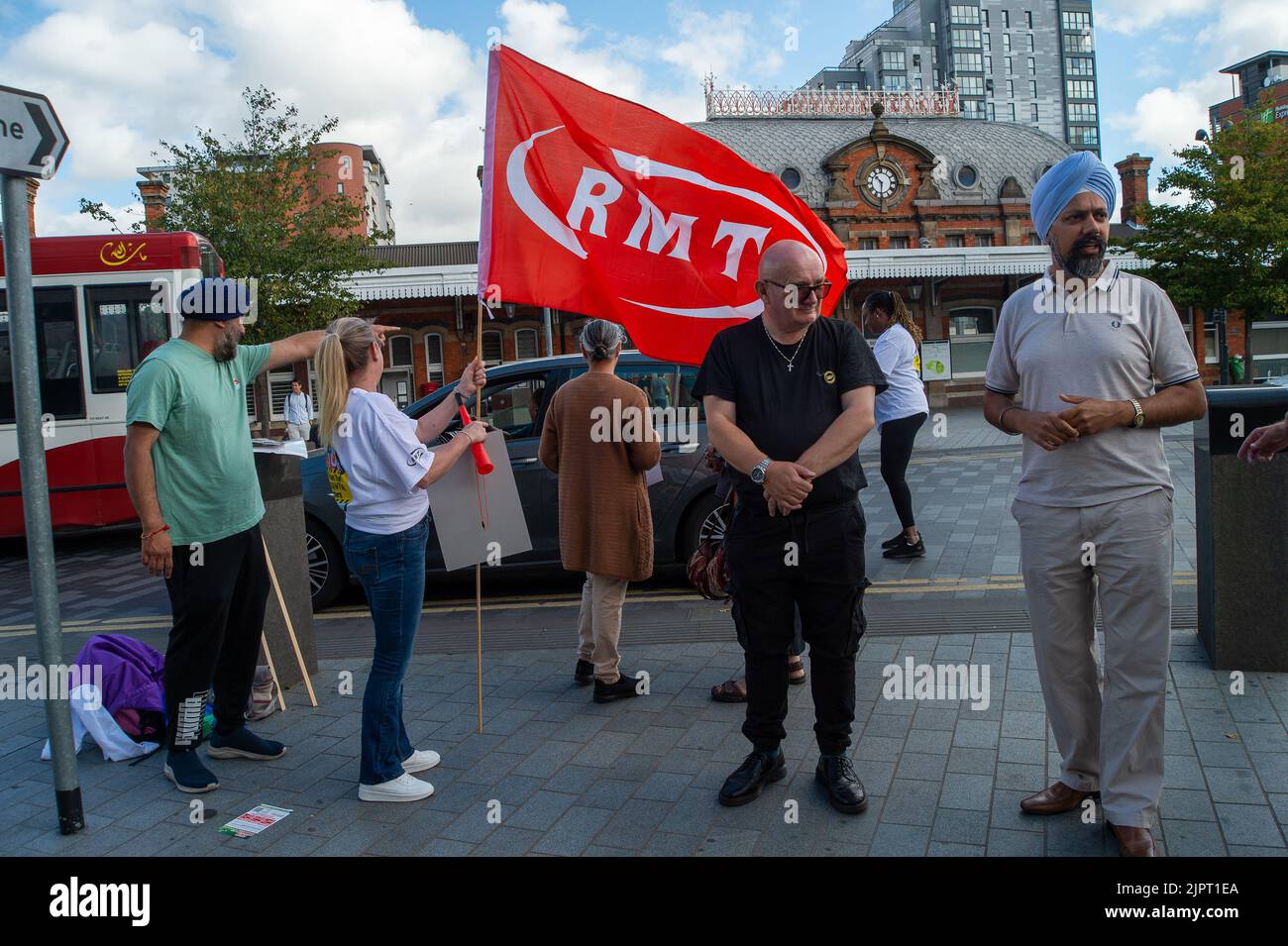 Slough, berkshire, Großbritannien. 20.. August 2022. Tan Dhesi, Labour ...