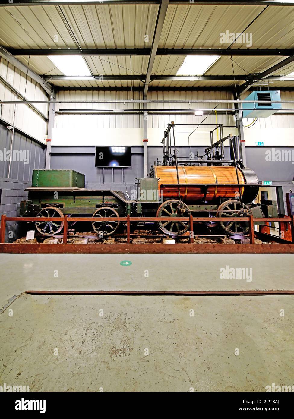 Die George Stephenson Dampfmaschine Billy wurde um 1816 in den ...