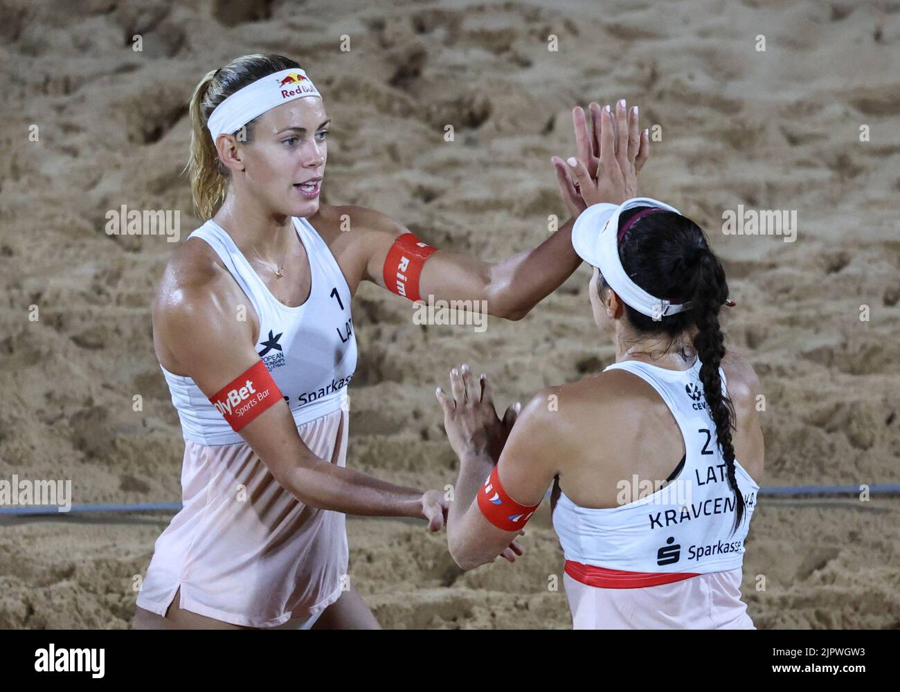 Europameisterschaften 2022 - Beachvolleyball - Königsplatz, München ...